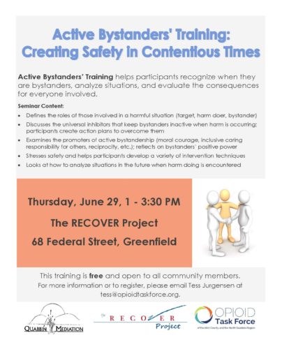 Active Bystander Training - Opioid Task Force