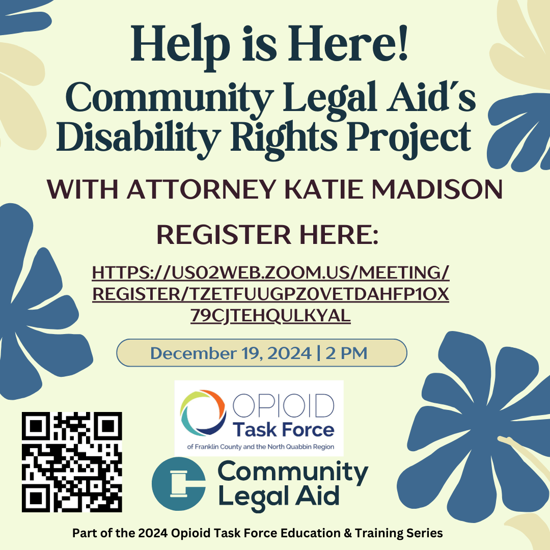 Help is Here! Community Legal Aid's Disability Benefits Project ...