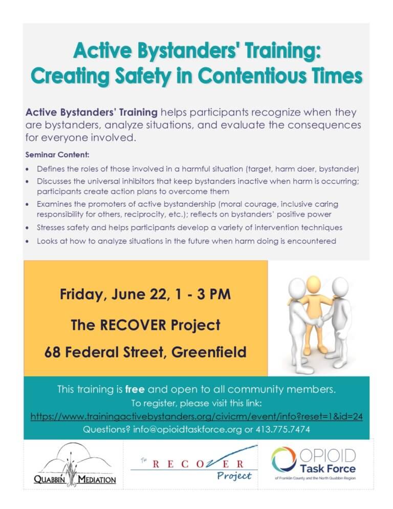 Active Bystanders' Training - Opioid Task Force